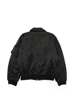 Alpha Industries Cwu-45/p Camo-embroidered Uv Bomber Jacket