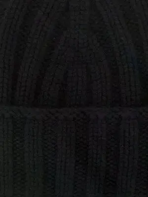 LARMERI STUDIO Ribbed-cashmere Beanie Hat