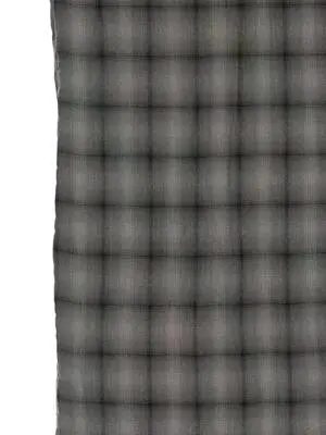 SONG FOR THE MUTE Check-pattern Scarf