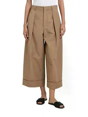 Brunello Cucinelli Pleated Turn-up Trousers