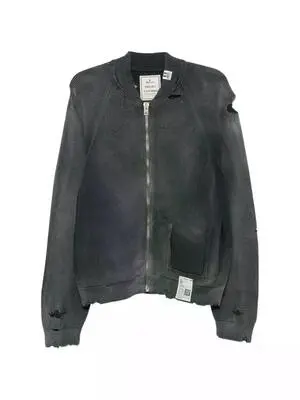 Mihara Yasuhiro Sun-faded Distressed Cardigan - Grey
