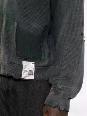 Mihara Yasuhiro Sun-faded Distressed Cardigan