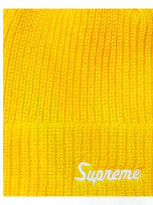 Supreme Loose-gauge Beanie Hat - Yellow