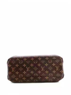 LOUIS VUITTON Rivoli Handbag Monogram Canvas Pm Satchel - Brown