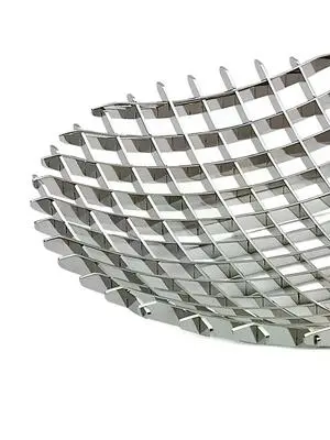 PHILIPPI Medium Grid Fruit Bowl - Silver