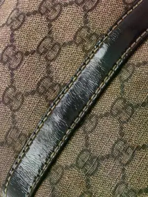 Gucci Joy Boston Bag Gg Coated Canvas Medium Satchel