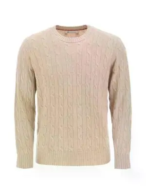 Brunello Cucinelli Cable-knit Cashmere Sweater - Brown