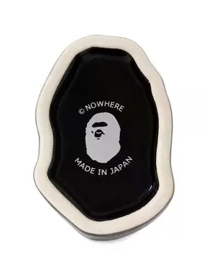 A BATHING APE Ape Head Porcelain Plate - Black