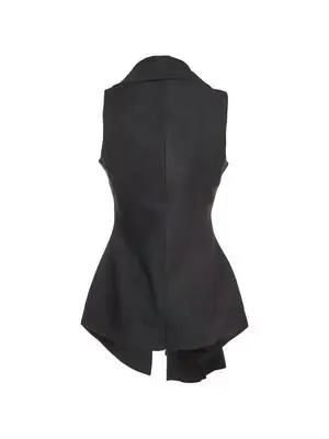 CHATS BY C.DAM Draped Sleeveless Top