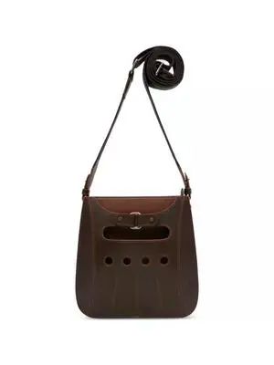 Perrin Cabbie Xbody Leather Crossbody Bag - Brown