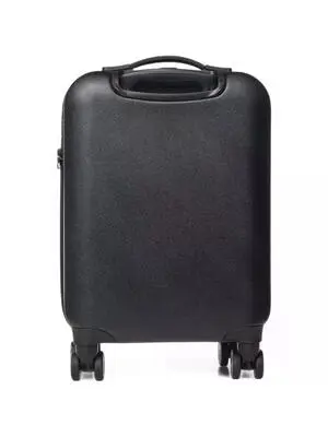 Armani Exchange Logo-embossed Ridged Suitcase