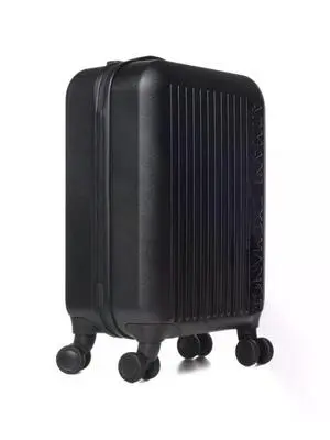 Armani Exchange Logo-embossed Ridged Suitcase
