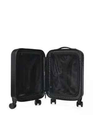 Armani Exchange Logo-embossed Ridged Suitcase