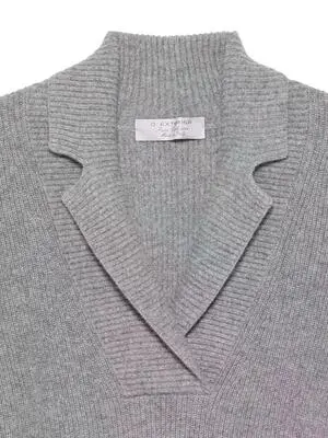 D.exterior Ribbed-knit Cashmere Sweater