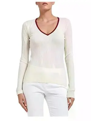 Brunello Cucinelli Ribbed-knit V-neck Sweater