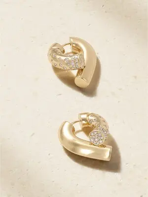 TABAYER Oera 18-karat Diamond Earrings - Gold