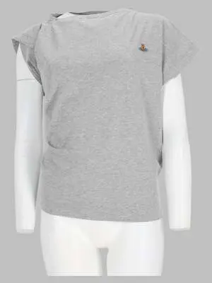 VIVIENNE WESTWOOD Top Hebo Con Logo - Gray