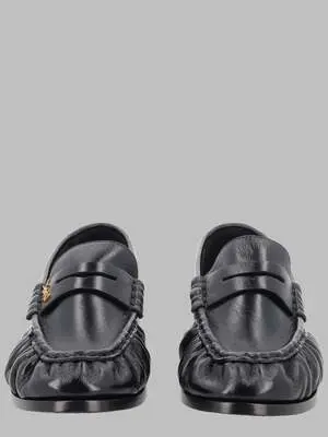Saint Laurent Mocassino Le Loafer Cassandre - Black
