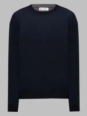 Brunello Cucinelli Maglia In Lana - Blue