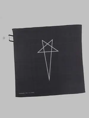 Rick Owens Bandana Con Stampa
