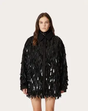 Valentino Garavani Sequined Casual Jacket