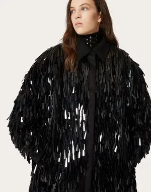 Valentino Garavani Sequined Casual Jacket