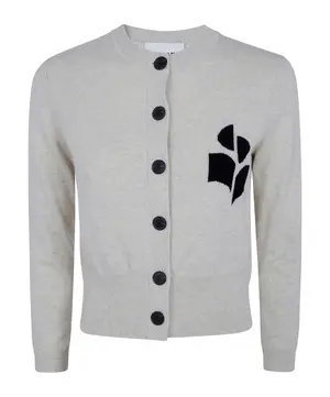 Isabel Marant Étoile Newton Button-up Cardigan - Light Gray