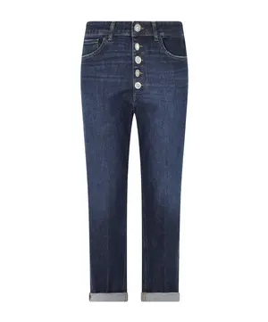 DONDUP Koons Loose Fit Button-front Jeans - Blue