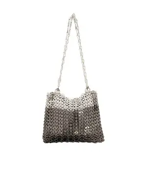 Rabanne And Black Iconic 1969 Skyline Bag - Silver
