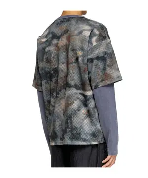 DIESEL® Perforated Long-sleeve T-shirt