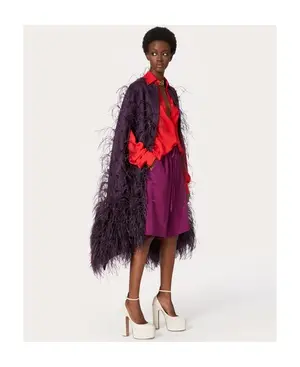 Valentino Garavani High-low Back Long-sleeved Shirt