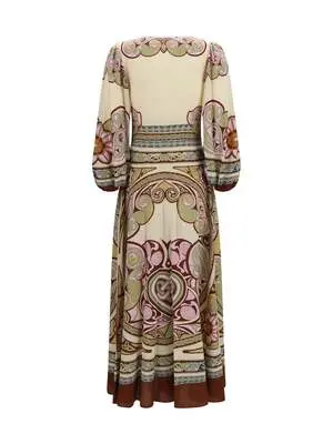 La DoubleJ Camerino Printed Maxi Dress