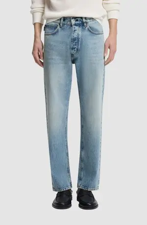 Hugo Boss Hugo Logo Patch Straight Leg Jeans