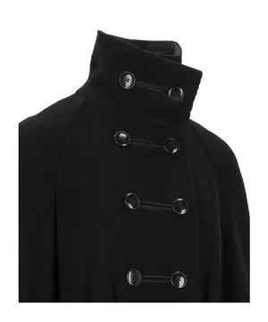 Emporio Armani Double-breasted Belted Coat