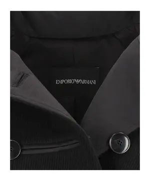Emporio Armani Double-breasted Belted Coat
