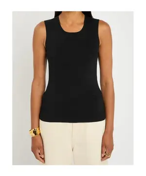 JOSEPH Round Neck Slim Fit Vest