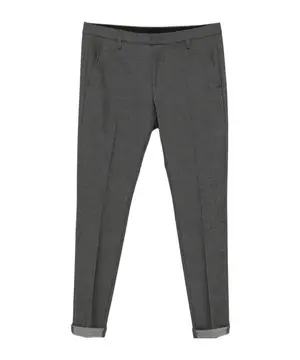 DONDUP Slim-fit Turned-up Trousers - Grey
