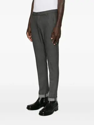 DONDUP Slim-fit Turned-up Trousers