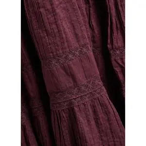 LoveShackFancy Pleated Detail Dress