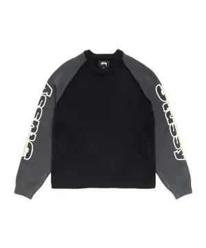 StÜssy Long-sleeve Knit Top - Black