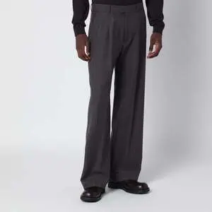 Our Legacy Wool-cotton Striped Casual Trousers