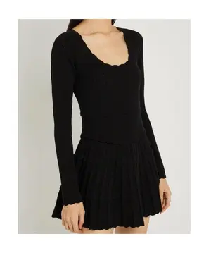 LoveShackFancy Long-sleeve Mini Dress