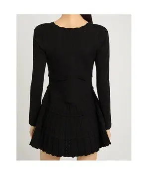 LoveShackFancy Long-sleeve Mini Dress
