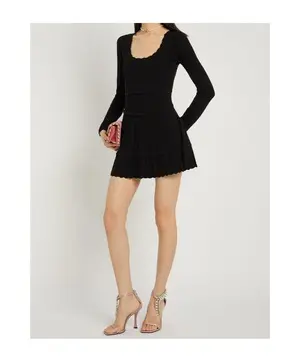 LoveShackFancy Long-sleeve Mini Dress
