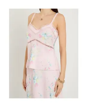 LoveShackFancy Floral Print Tank Top
