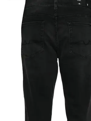 7 For All Mankind Slimmy Faded-effect Jeans