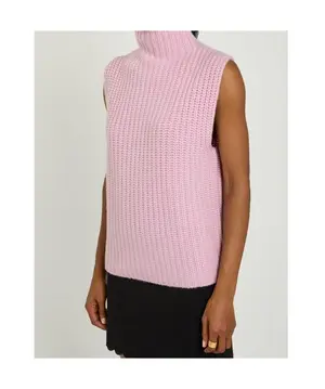 LISA YANG High-neck Knitted Vest