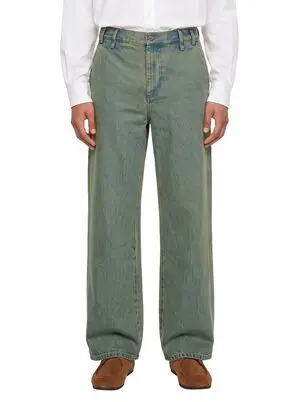 SONG FOR THE MUTE Logo Patch Straight-leg Jeans