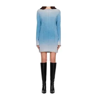 KNWLS Long-sleeved Dress - Blue