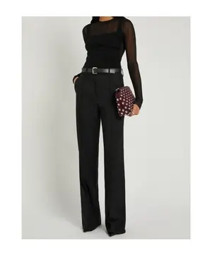 NILI LOTAN Casual Trousers With Belt Loops